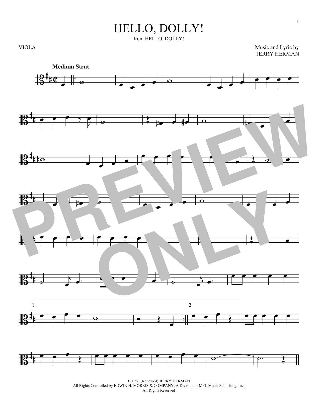 Hello, Dolly! - Online Noten von Louis Armstrong - smd-193219 ...