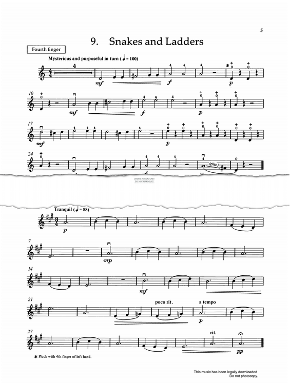 Snakes And Ladders - sheet music by Edward Huws Jones - fbd-53098 ...