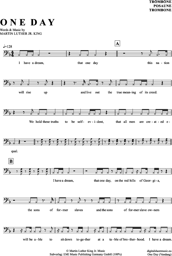 One Day (Vandaag) - Noten von Bakermat - 7100421 | notendownload