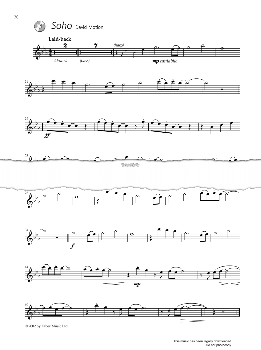 Soho (David Motion) | Noten: Flute | PDF Download