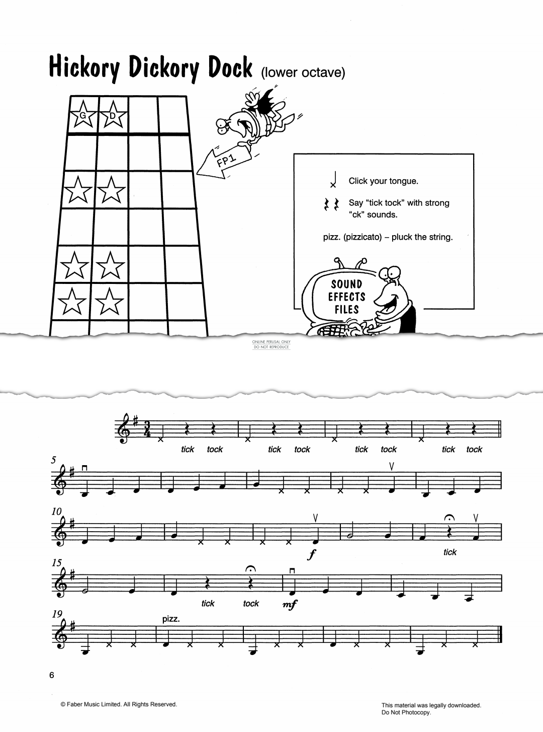 Hickory Dickory Dock - sheet music by Traditional - fbd-1945 ...