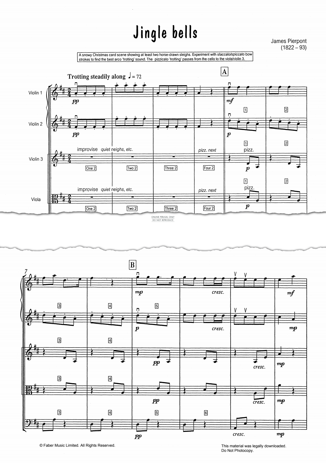 Jingle Bells - sheet music by James Pierpont - fbd-2865 | notendownload