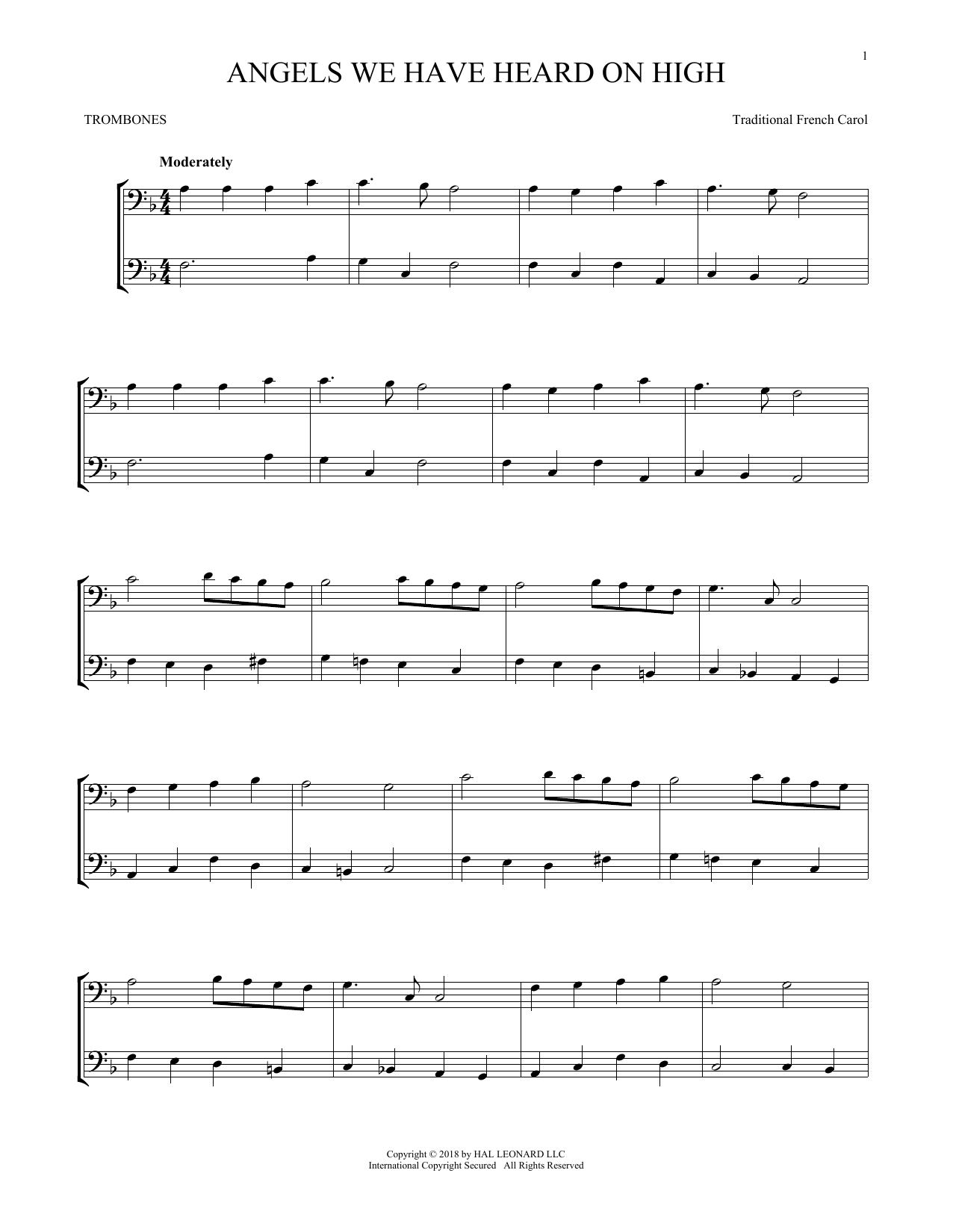 Angels We Have Heard On High - sheet music by - smd-255131 | notendownload