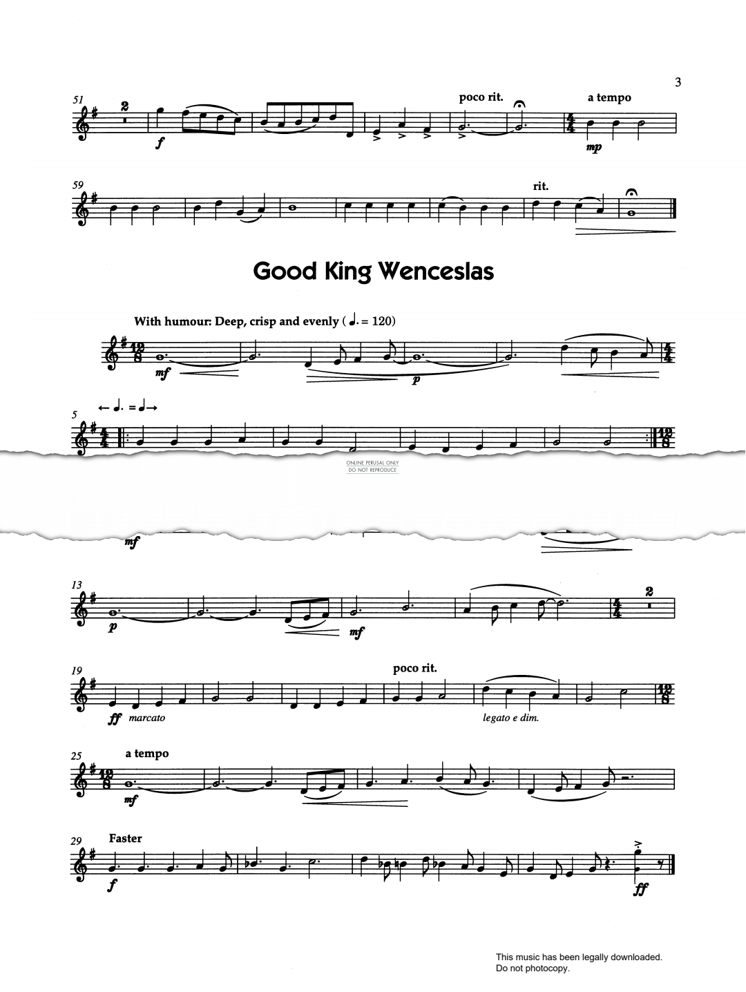 Good King Wenceslas - sheet music by Traditional - fbd-45790 ...