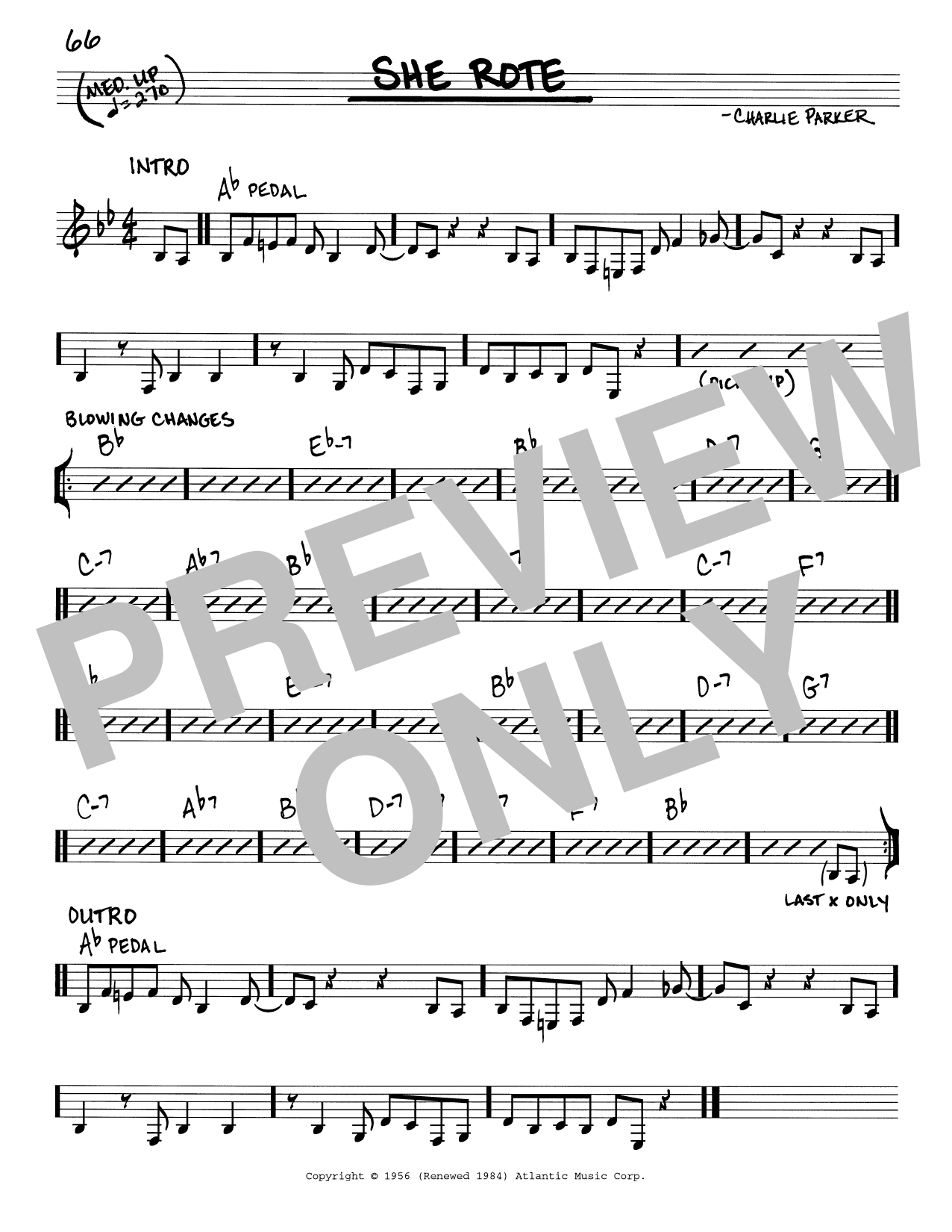 She Rote - Online Noten von Charlie Parker - smd-1276548 | notendownload