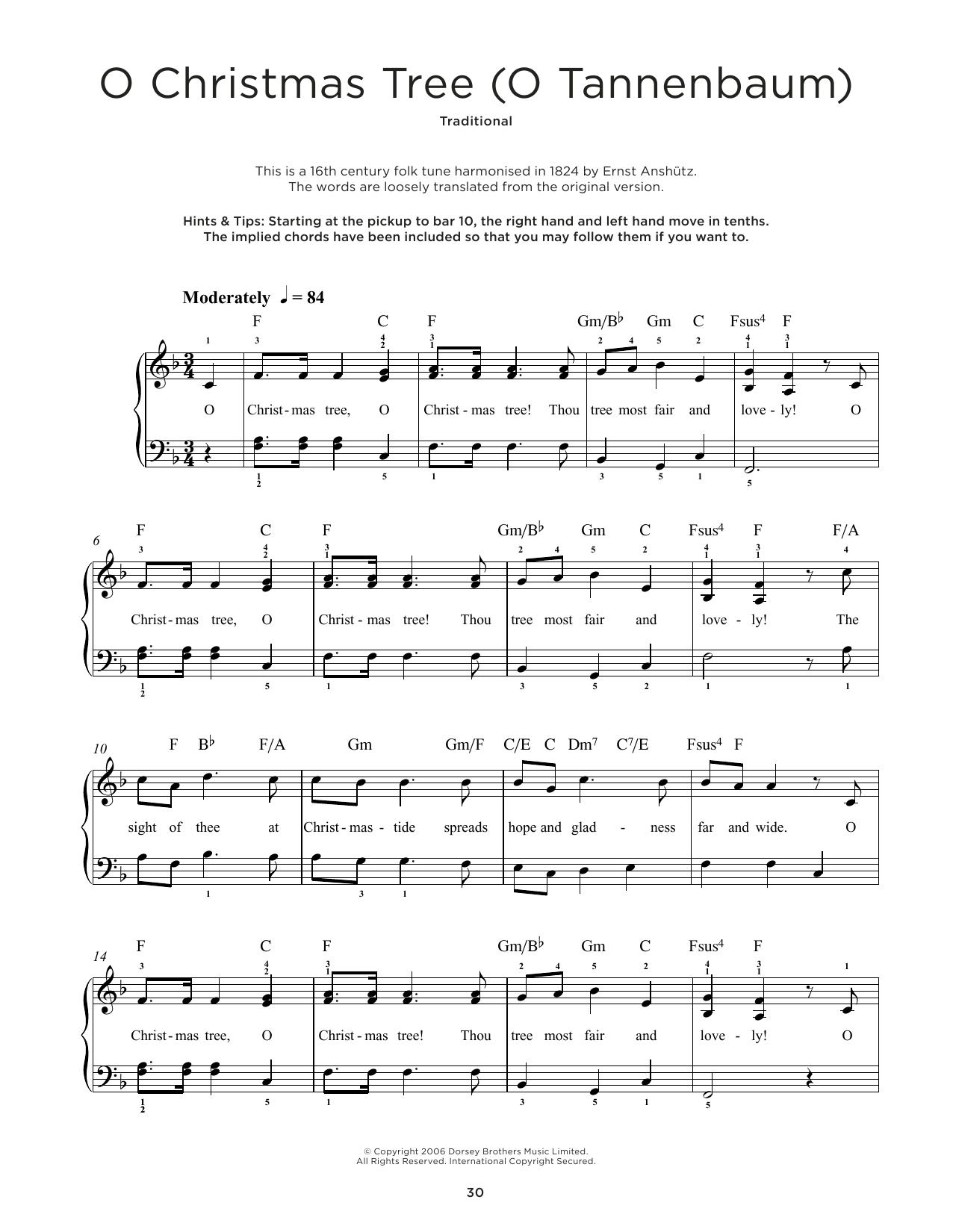 O Christmas Tree - Online Noten von Traditional German Carol - smd ...