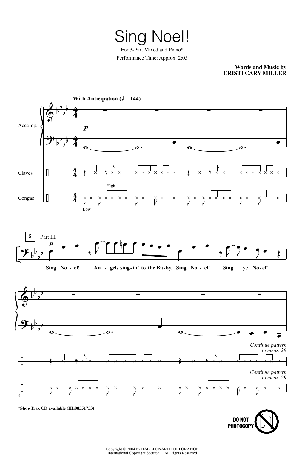 Sing Noel! - sheet music by - smd-410502 | notendownload