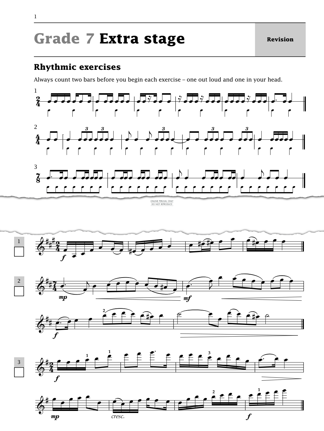 Improve Your Sight-Reading Violin: Grade 7 Extra Stage - sheet music by ...