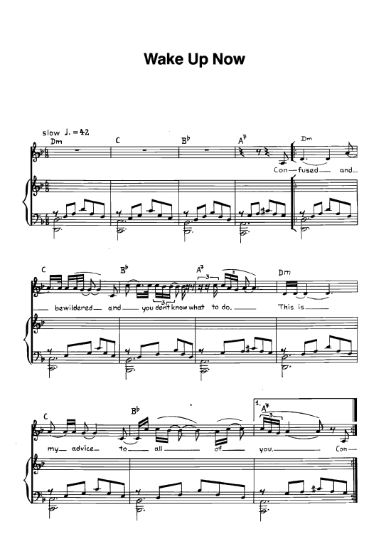 Wake up now - Noten von Gospel - 9783841852069 | notendownload