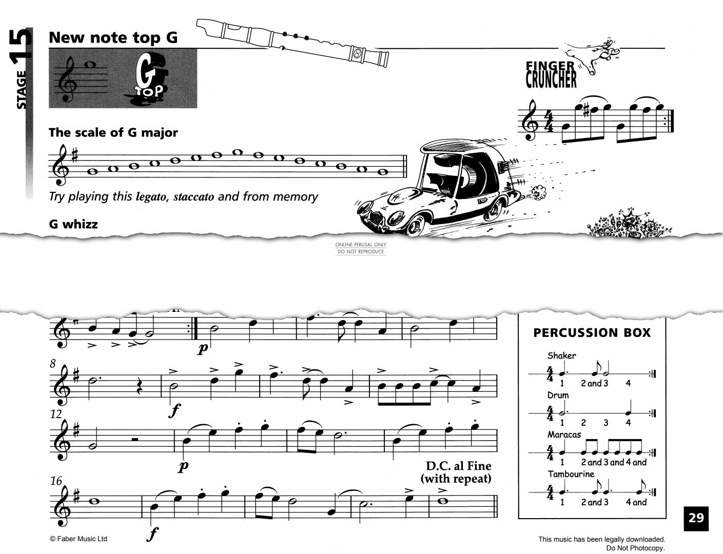 G Whizz - sheet music by - fbd-1444 | notendownload