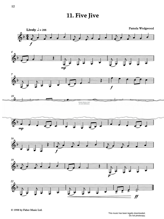 Five Jive - Noten von Pam Wedgwood - fbd-53769 | notendownload