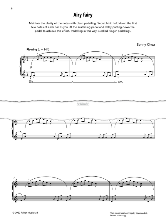 Airy Fairy - Noten von Sonny Chua - fbd-41783 | notendownload