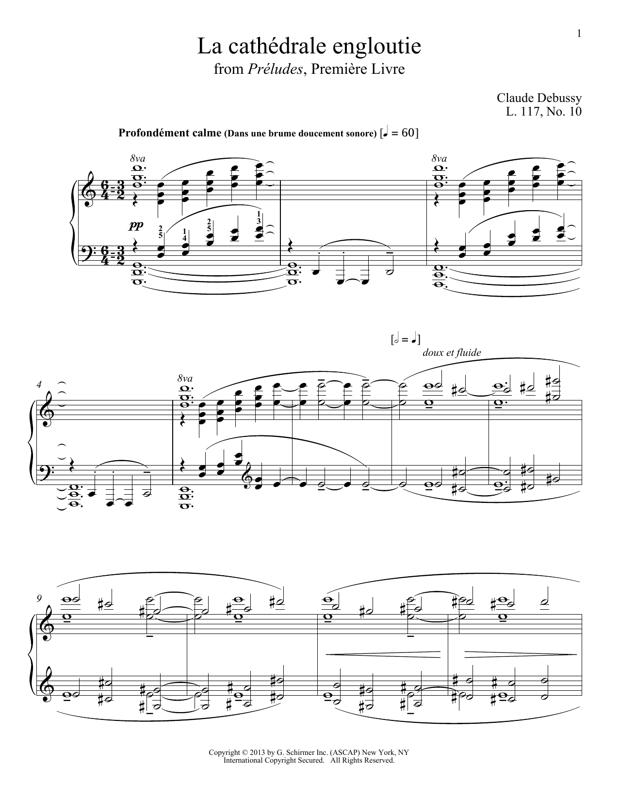La Cathedrale Engloutie - Online Noten von Claude Debussy - smd-99928 | notendownload