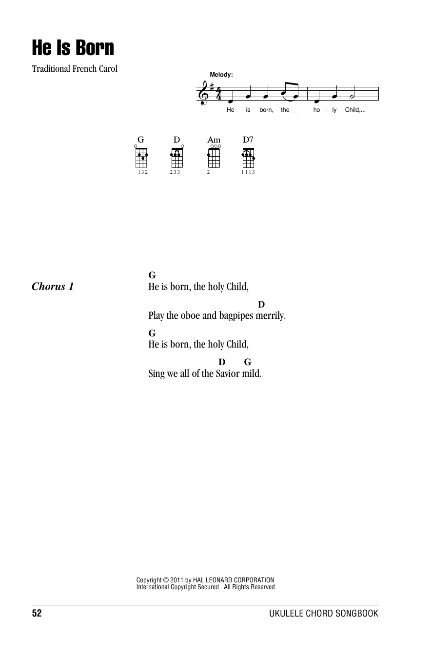 He Is Born - sheet music by - smd-164274 | notendownload