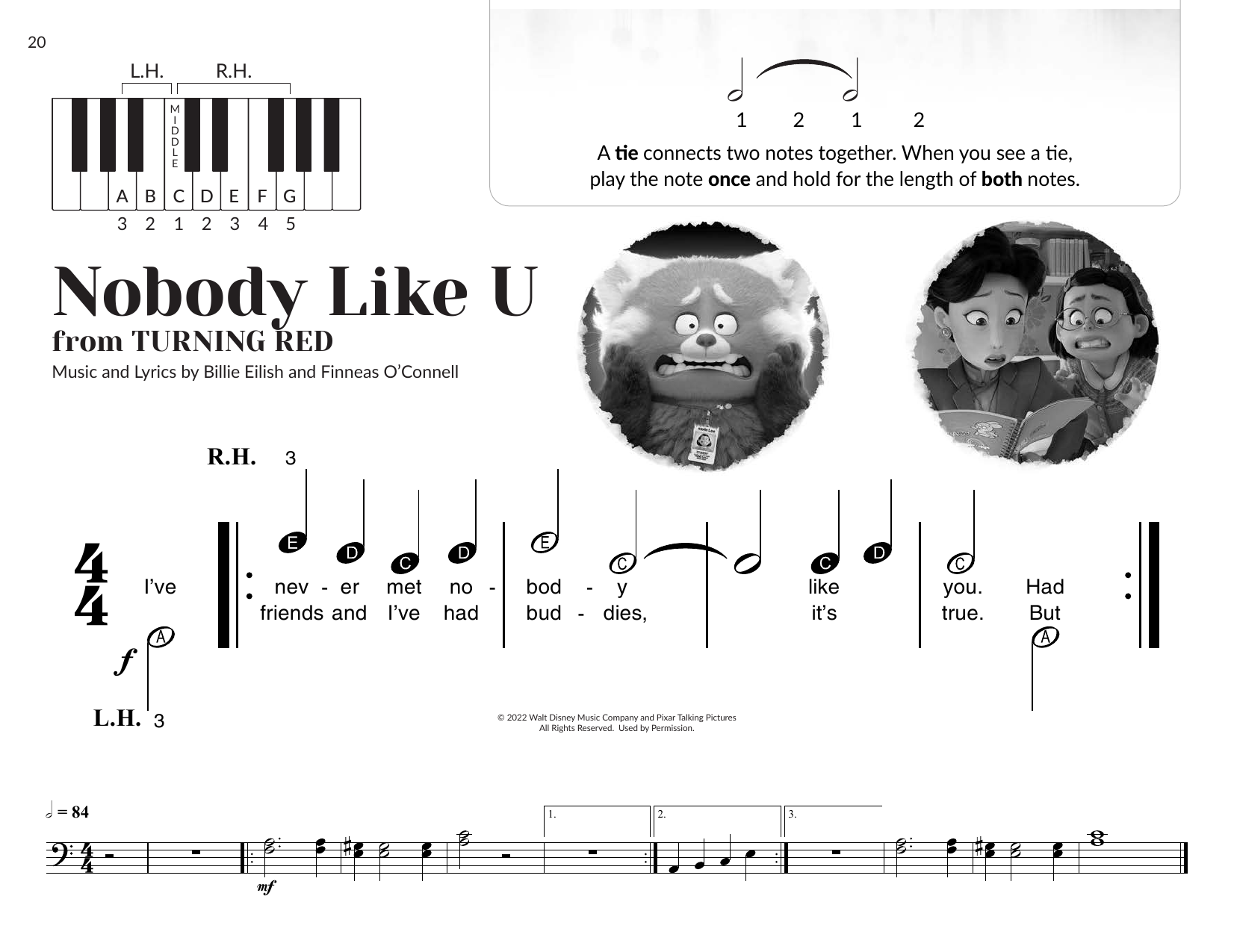 Nobody Like U (from Turning Red) - Online Noten von 4*TOWN - smd ...