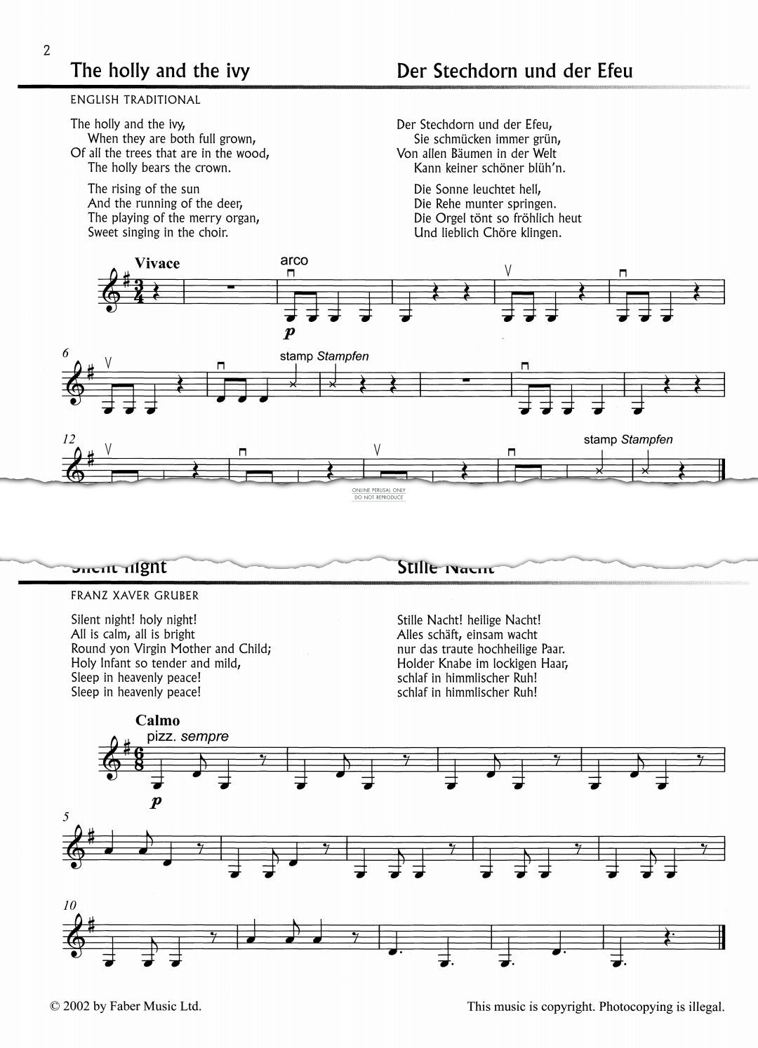 Carol Stringfest Selection - sheet music by Traditional - fbd-1923 | notendownload