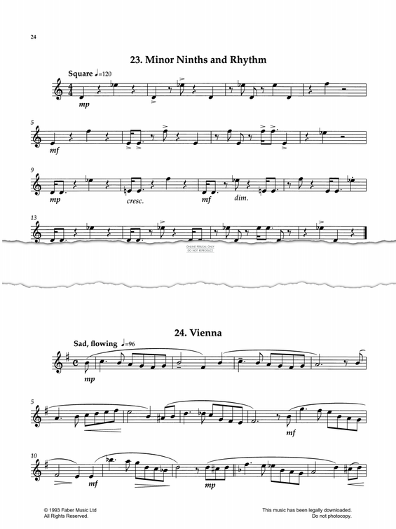 Vienna (John Miller) | Sheet Music: Trumpet | PDF Download